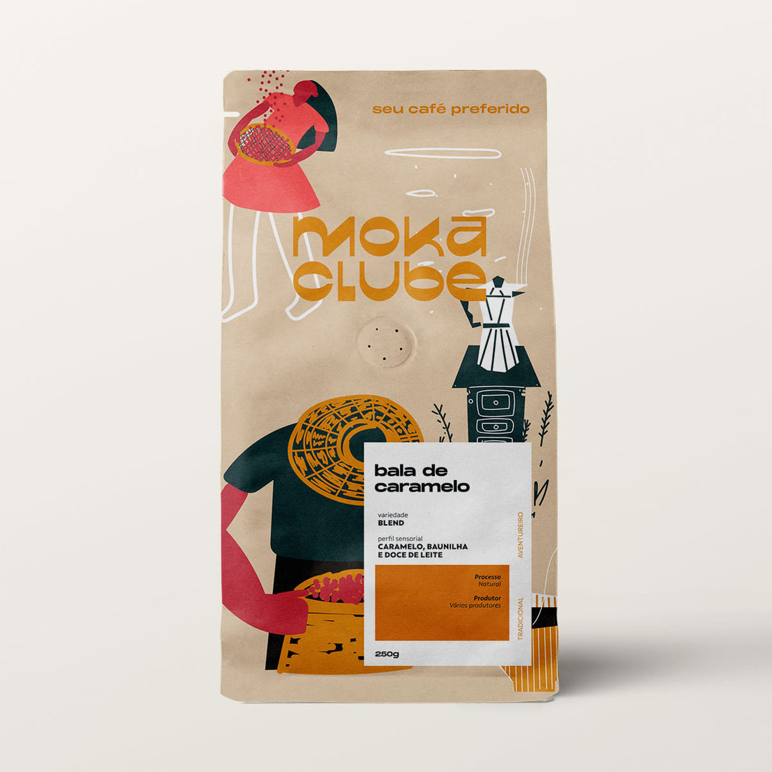 Café Bala de Caramelo - Moka Clube